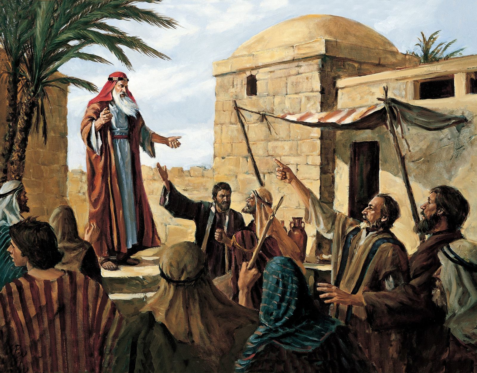 King Benjamin Addresses His People (King Benjamin Preaches to the Nephites)