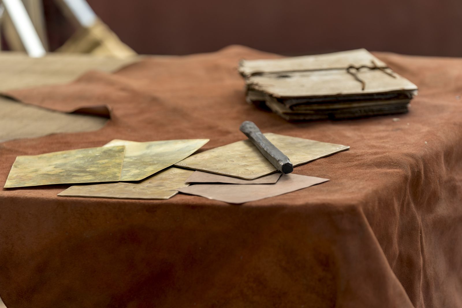 Jacob Creating Metal Plates