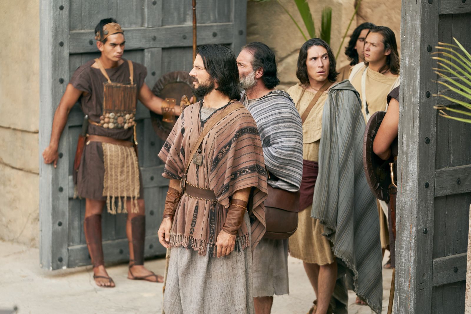 Alma the Younger and His Brethren Walking Among the Zoramites