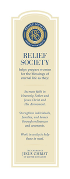Relief Society Seal, Poster, and Bookmark