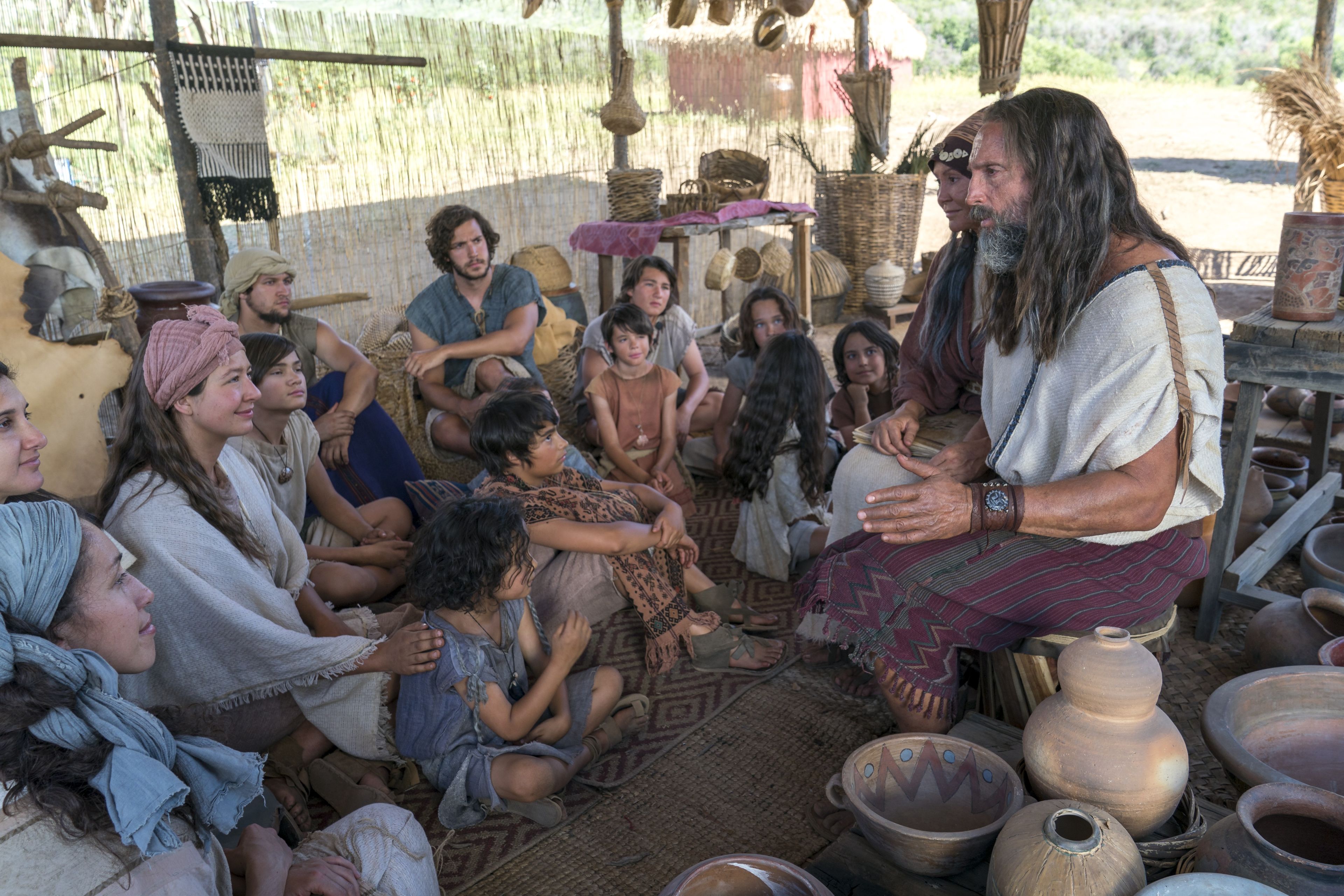 Nephi teaching the people