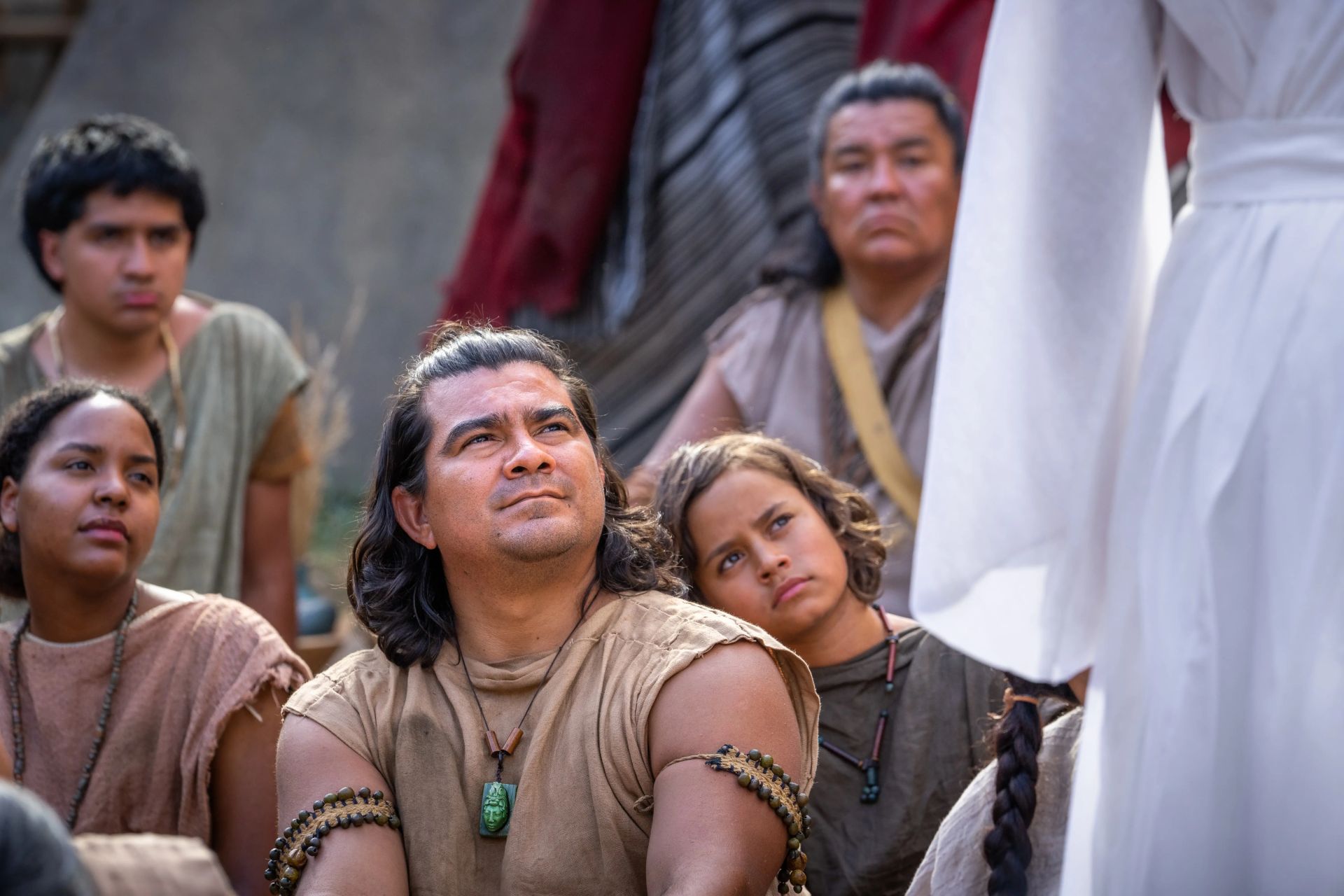 Nephites Listen as Christ Teaches