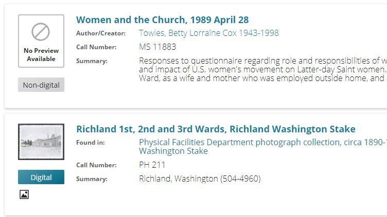 Getting Started in the Church History Catalog