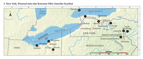 3. New York, Pennsylvania dan Kawasan Ohio Amerika Syarikat