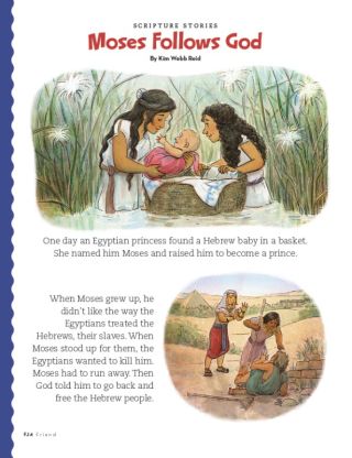 Moses Follows God
