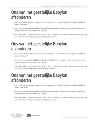 Les 158: Openbaring 17–19