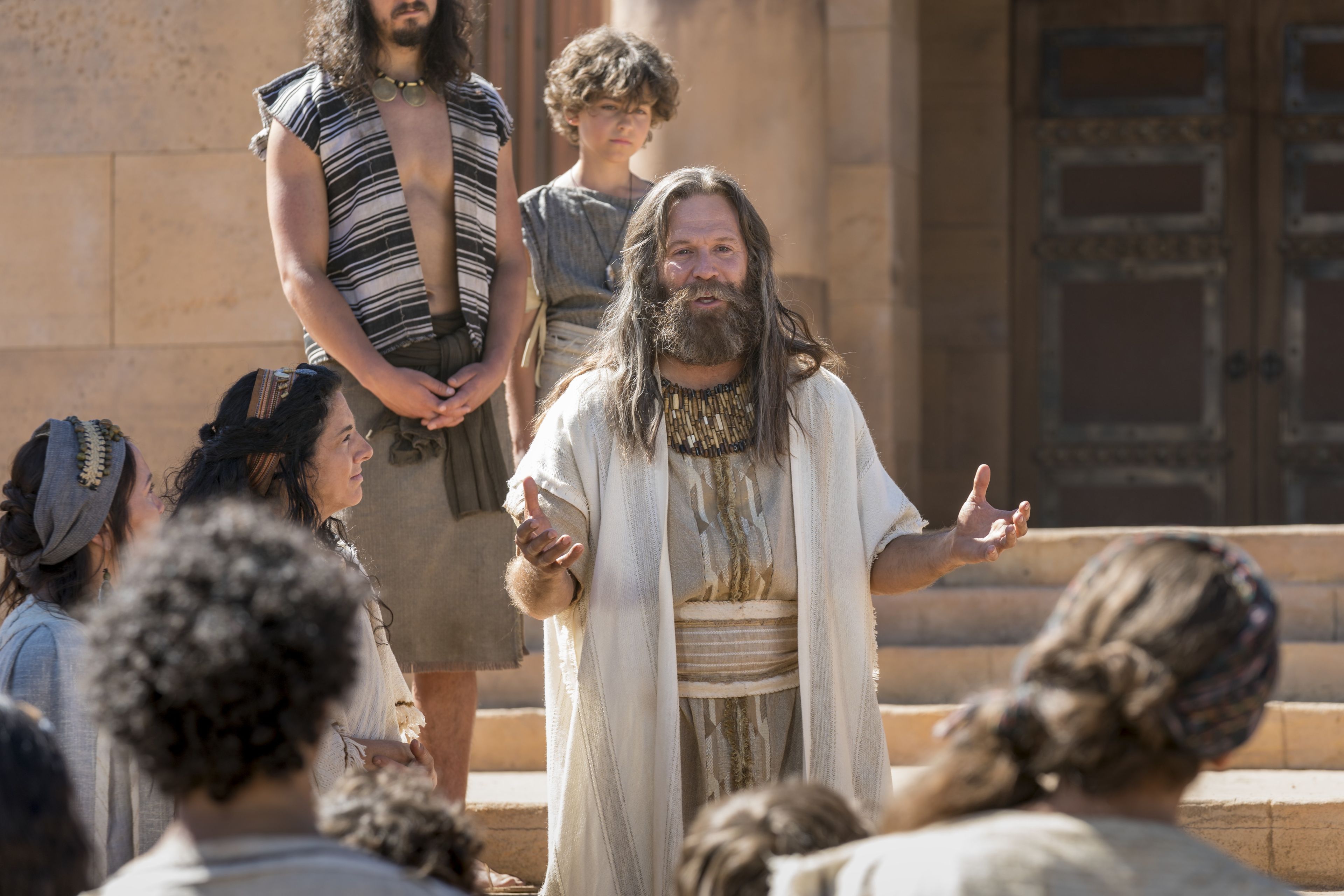 Jacob teaching the Nephites