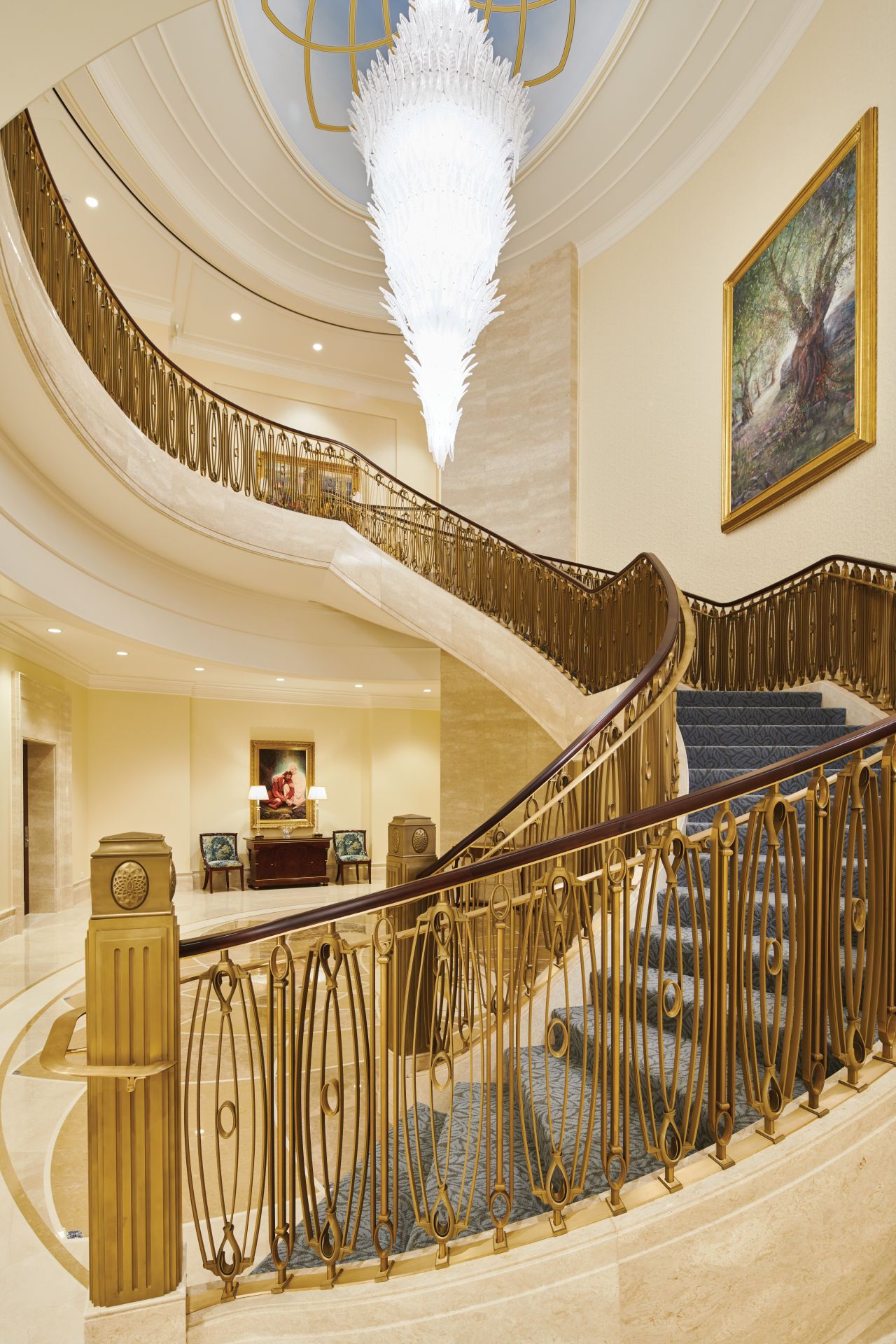 Rome Italy Temple: Spiral Staircase