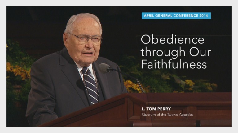 Highlight: Obedience through Our Faithfulness—L. Tom Perry