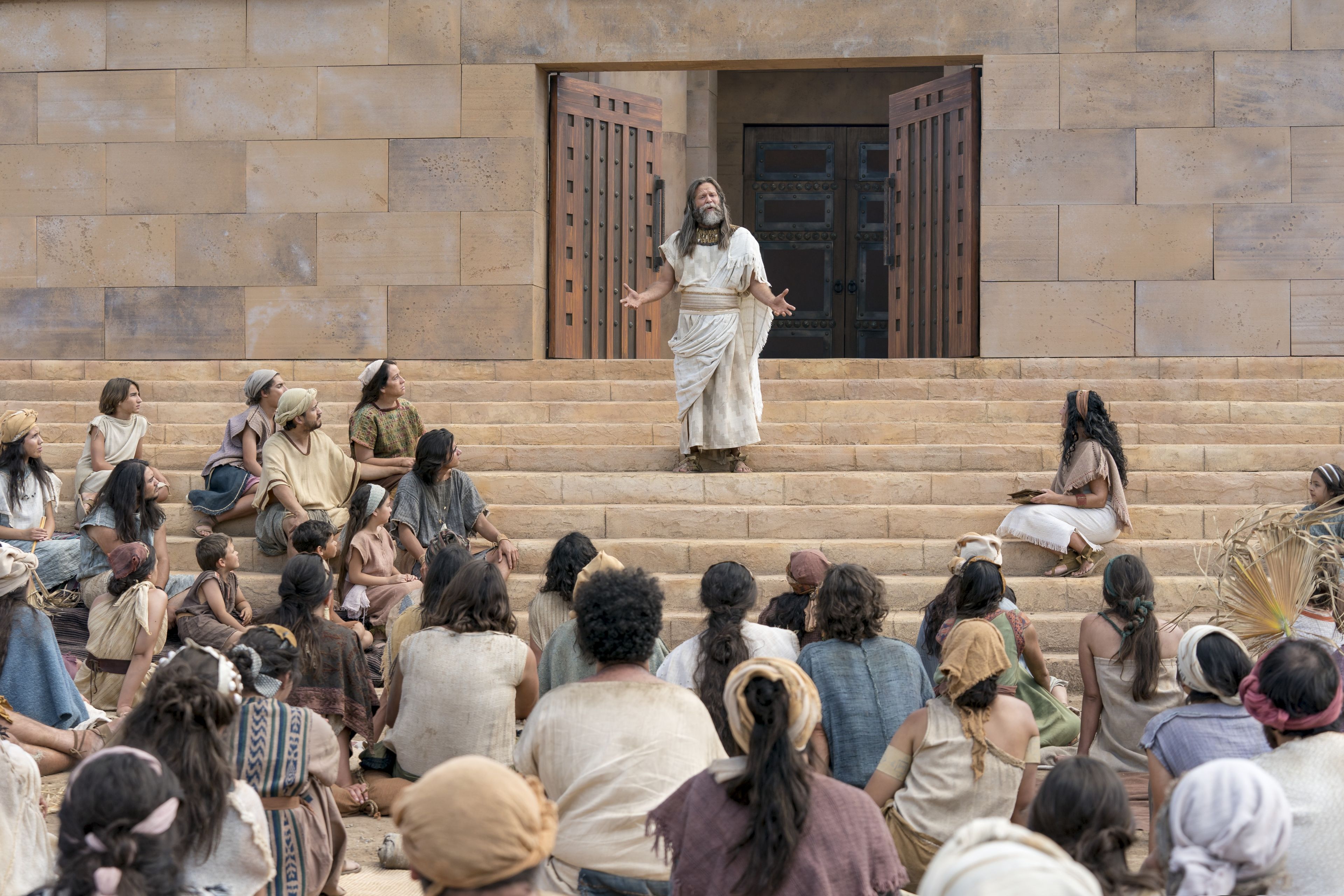 Jacob teaching the Nephites