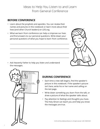 General Conference Coloring Pages