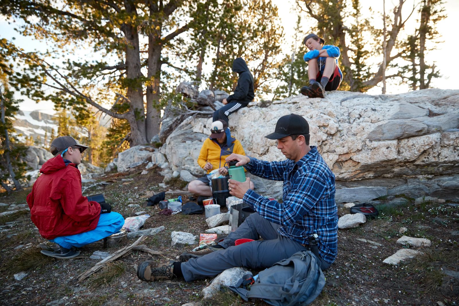 Scouts Preparing Food
