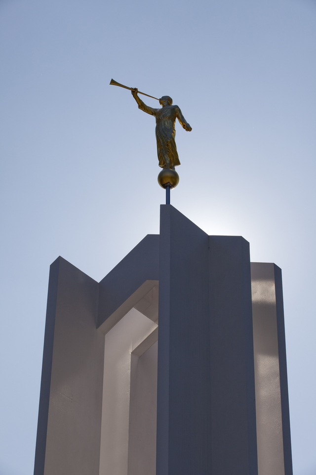 The Spire of the Freiberg Germany Temple