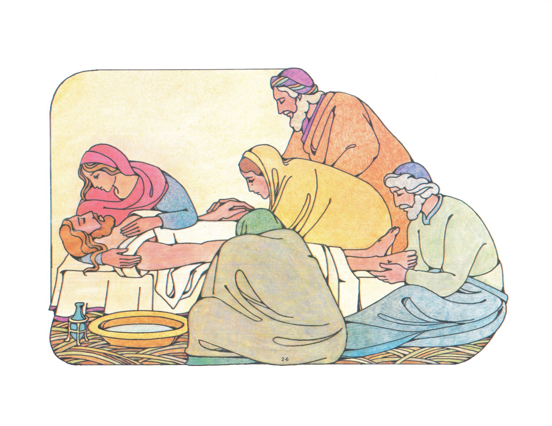 Primary 2: Choose the Right A Cutout 2-6, Wrapping Jesus' Body