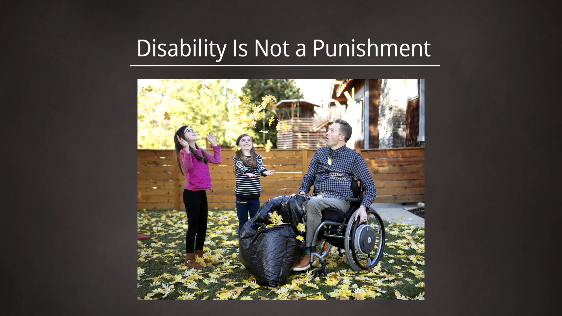Disability Is Not a Punishment