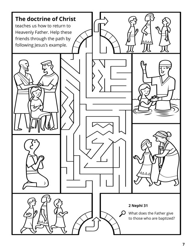 Book of Mormon Coloring Book