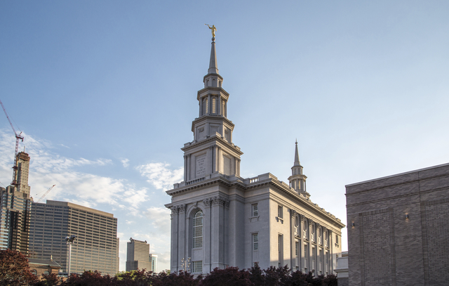 Philadelphia Pennsylvania Temple at Sunset