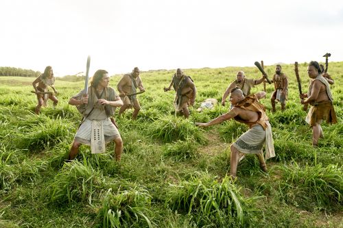 Ammon, Son of Mosiah, Crossing a Stream