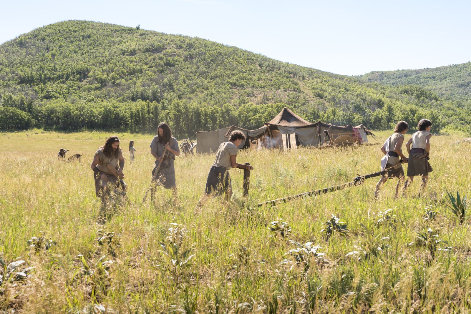 Nephite families farming the Land of Nephi