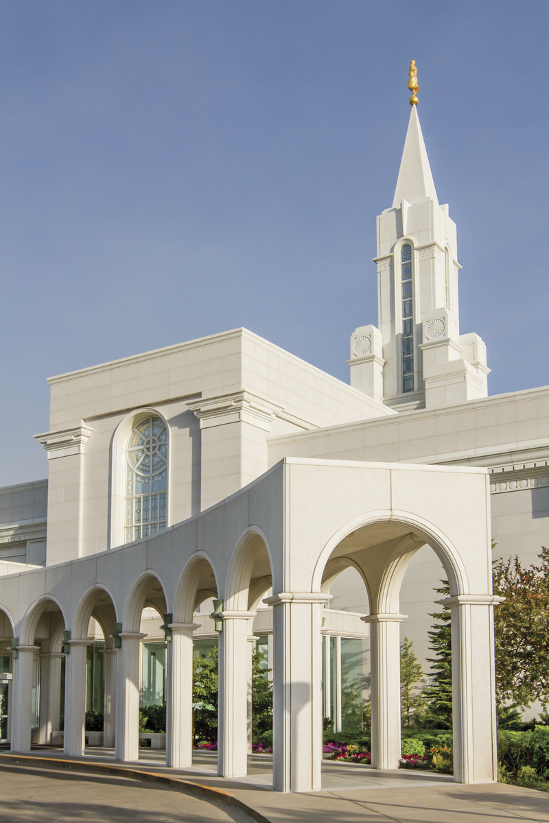 The Entrance to the Bountiful Utah Temple