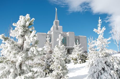 The Spire of the Calgary Alberta Temple