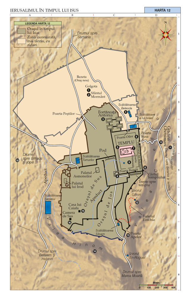 Hărţi şi fotografii din Biblie