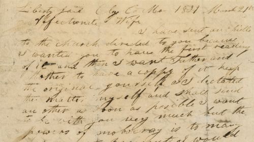 Joseph Smith Letter (1839)