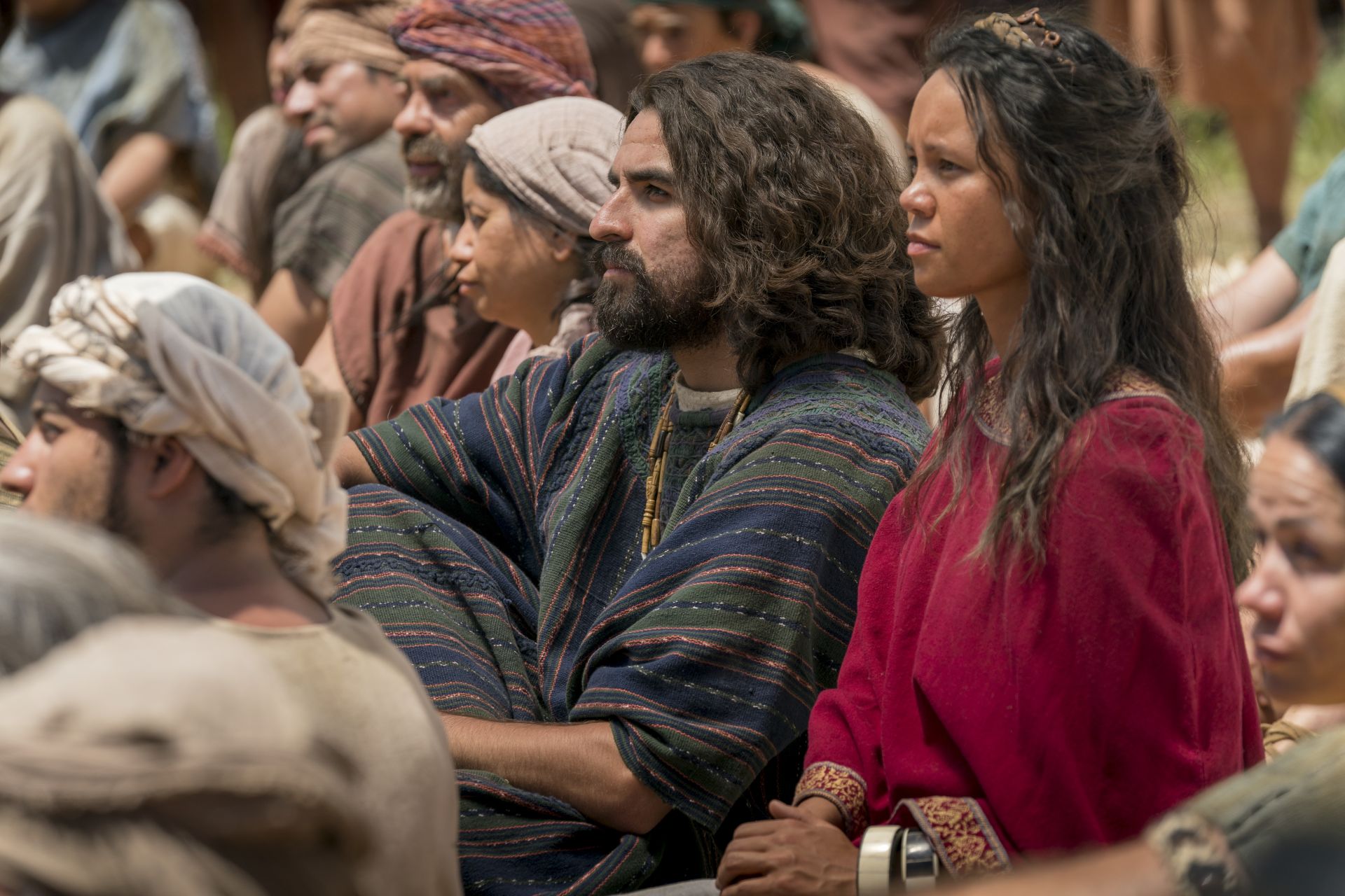 Nephites listening as Jacob teaches