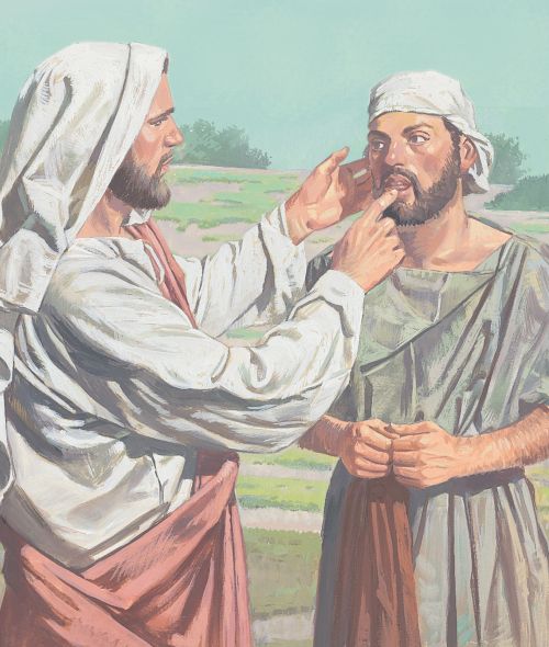 Kapitel 31: Jesus heilt einen Taubstummen