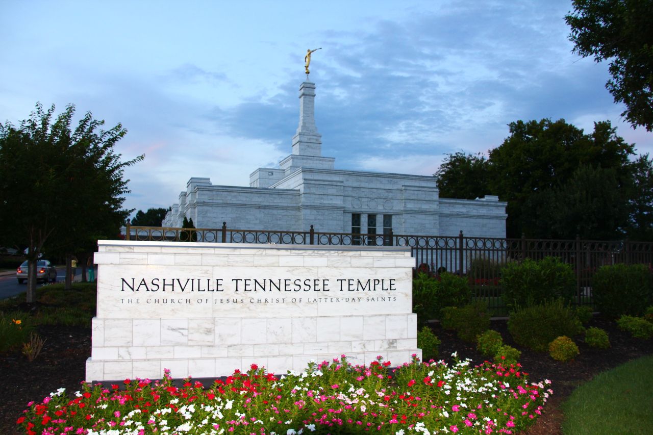 Nashville Tennessee Temple Name Sign