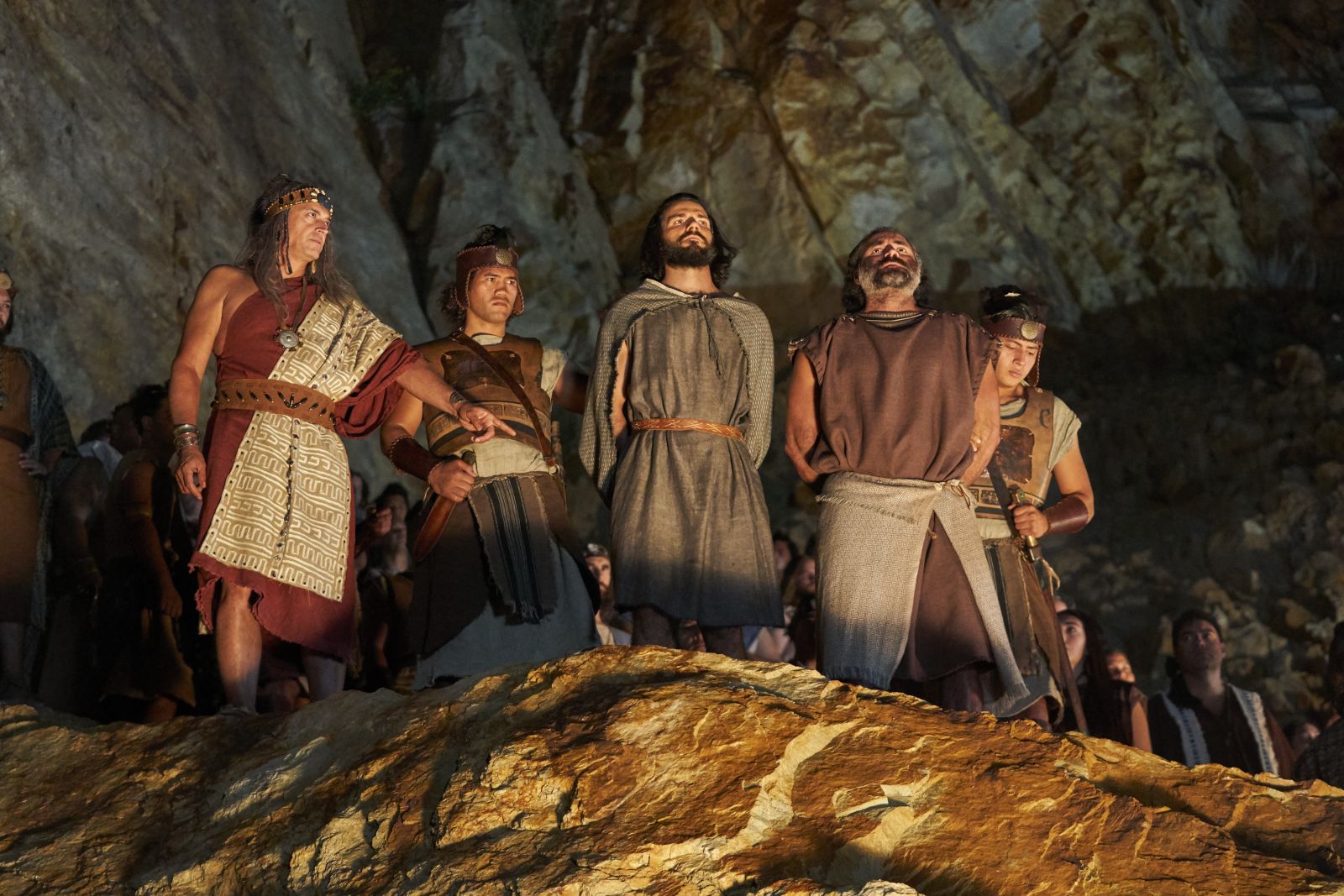 Alma the Younger and Amulek being Led Away From the Fire