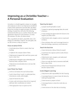 Teaching in the Savior’s Way: For All Who Teach in the Home and in the ...