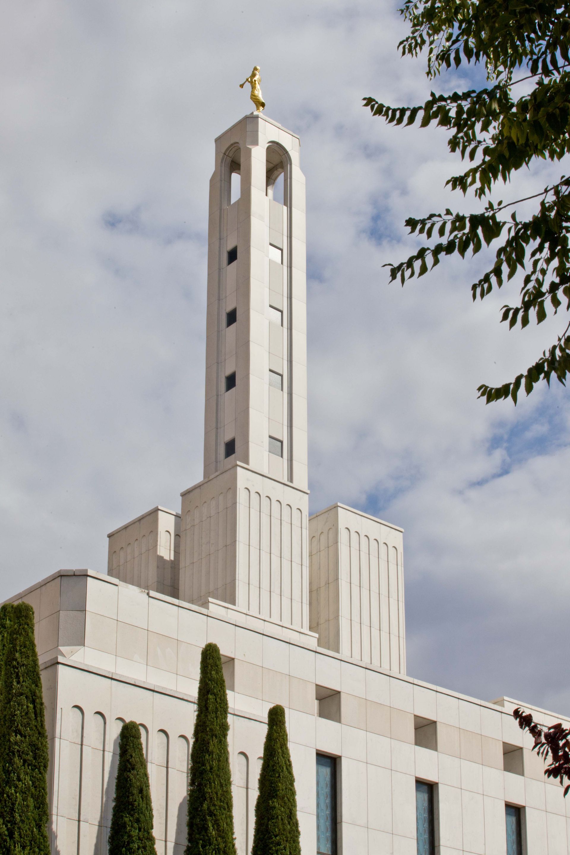 Madrid Spain Temple Spire