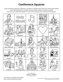 General Conference Coloring Pages