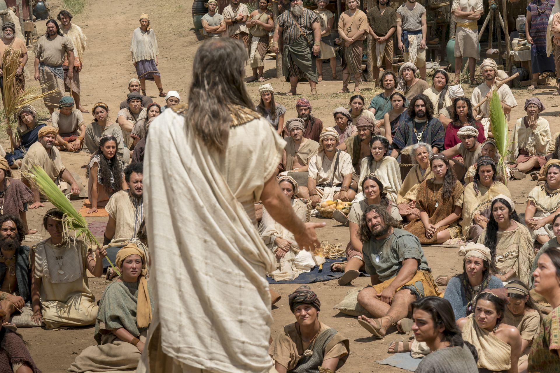 Jacob teaching the Nephites