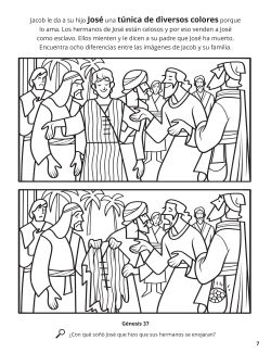 Libro para colorear de relatos de las Escrituras: Antiguo Testamento