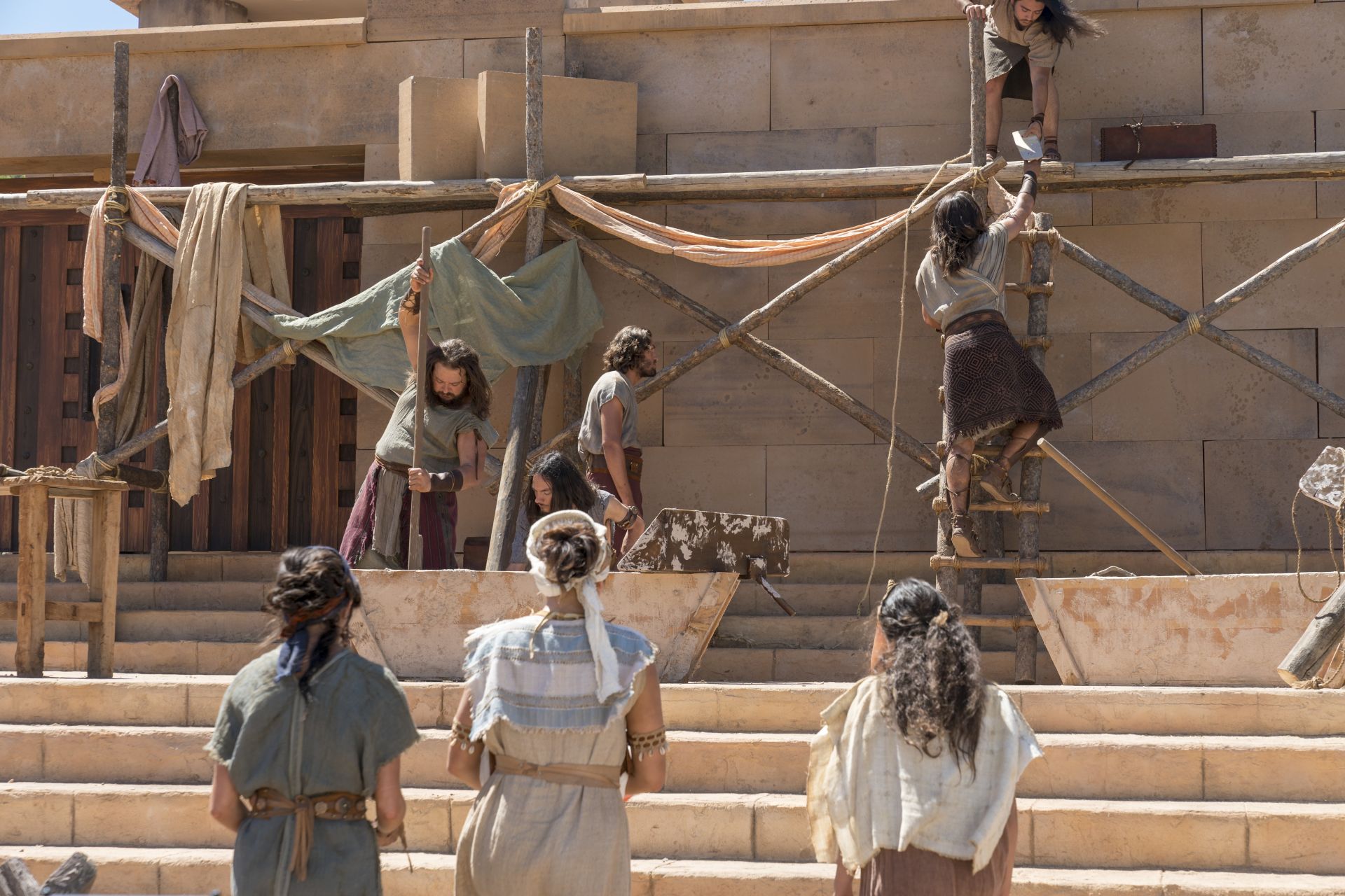 Nephites Working on the Temple