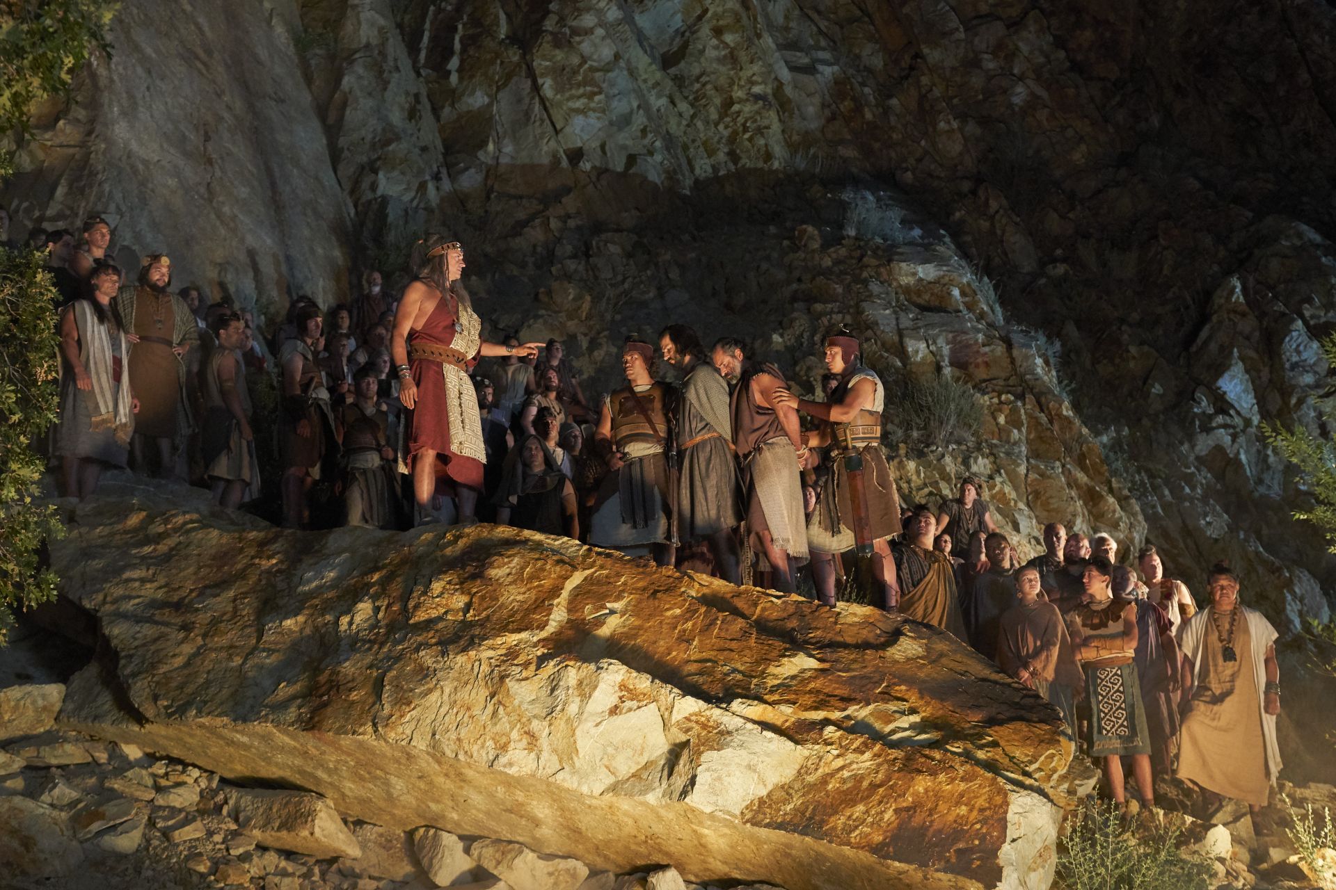 Alma the Younger and Amulek being Led Away From the Fire