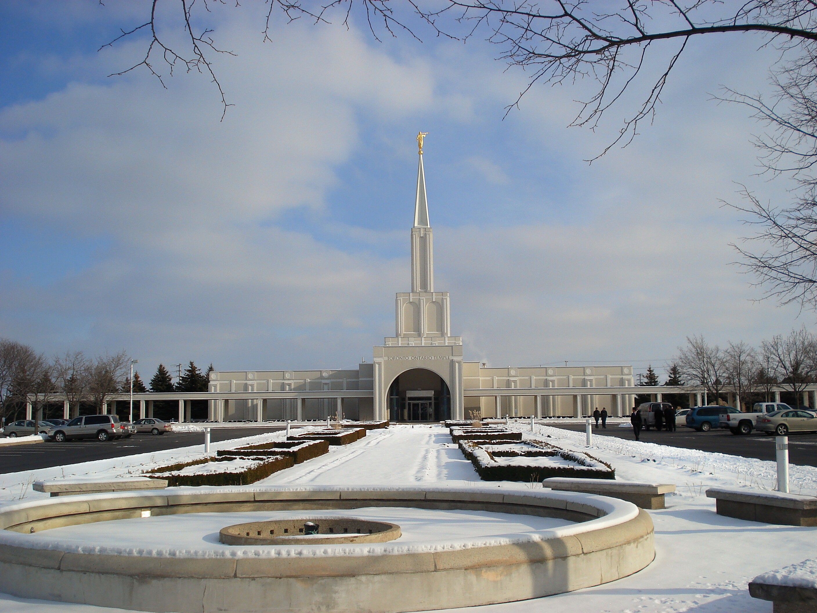 Toronto Ontario Temple in the Evening