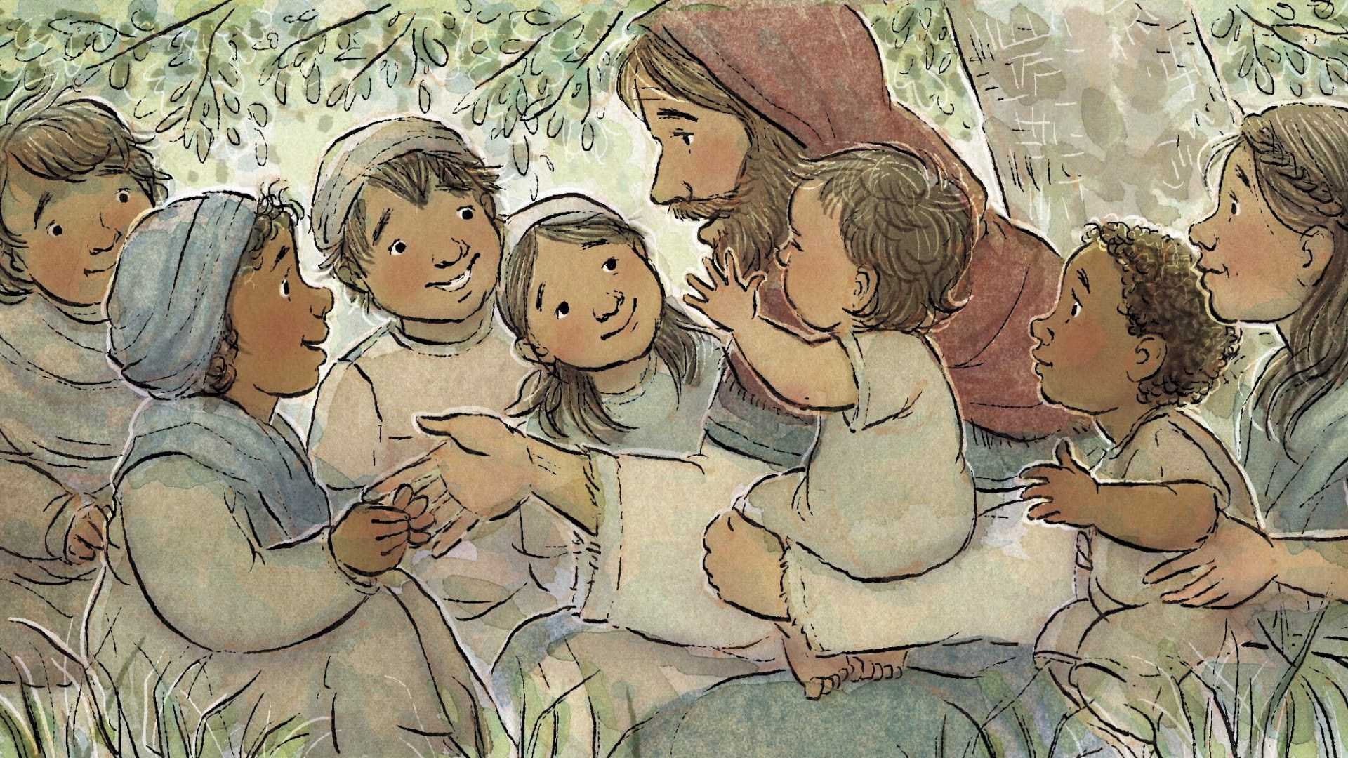 Jesus Blesses the Children