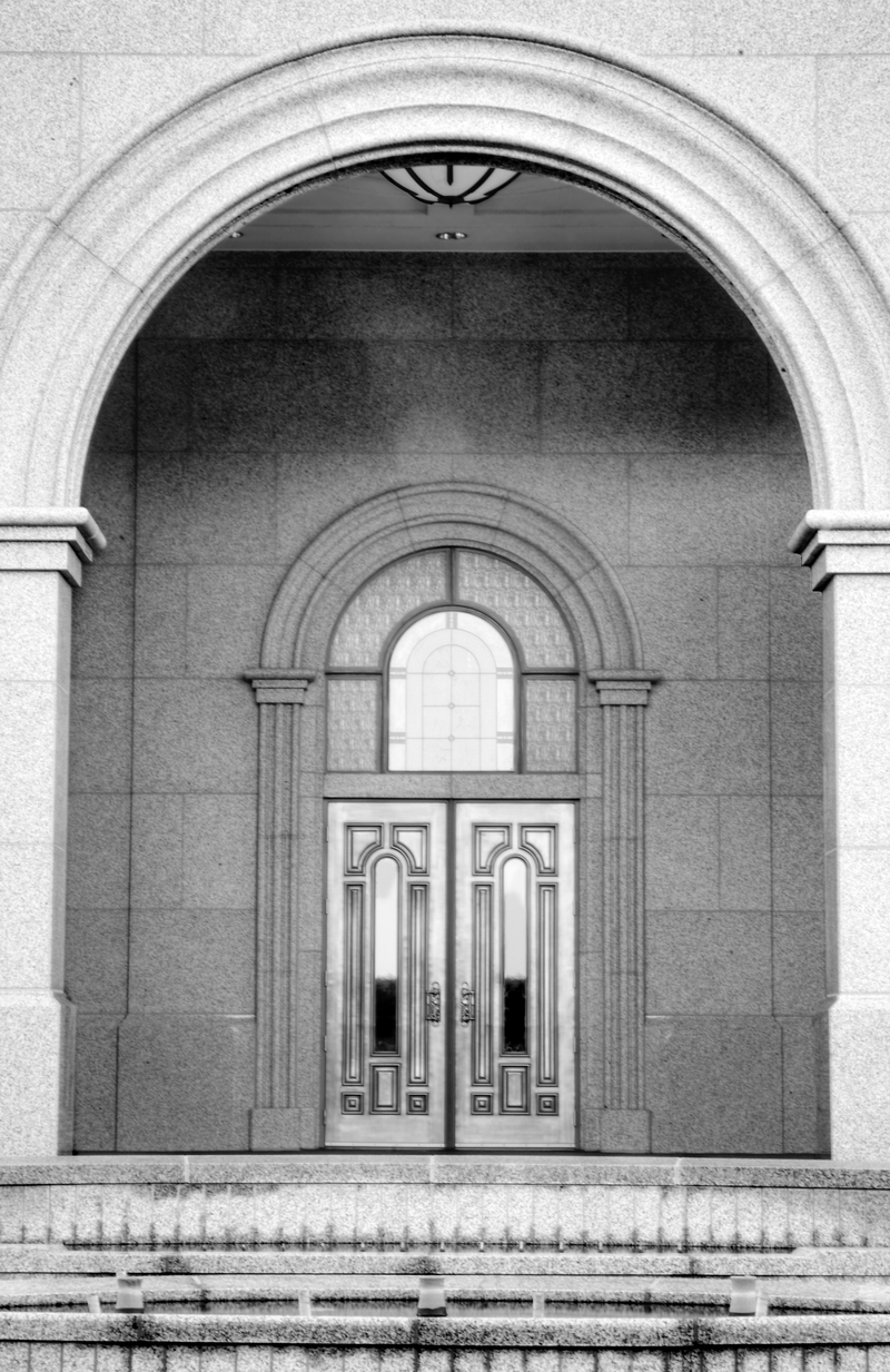 Sacramento California Temple Doors