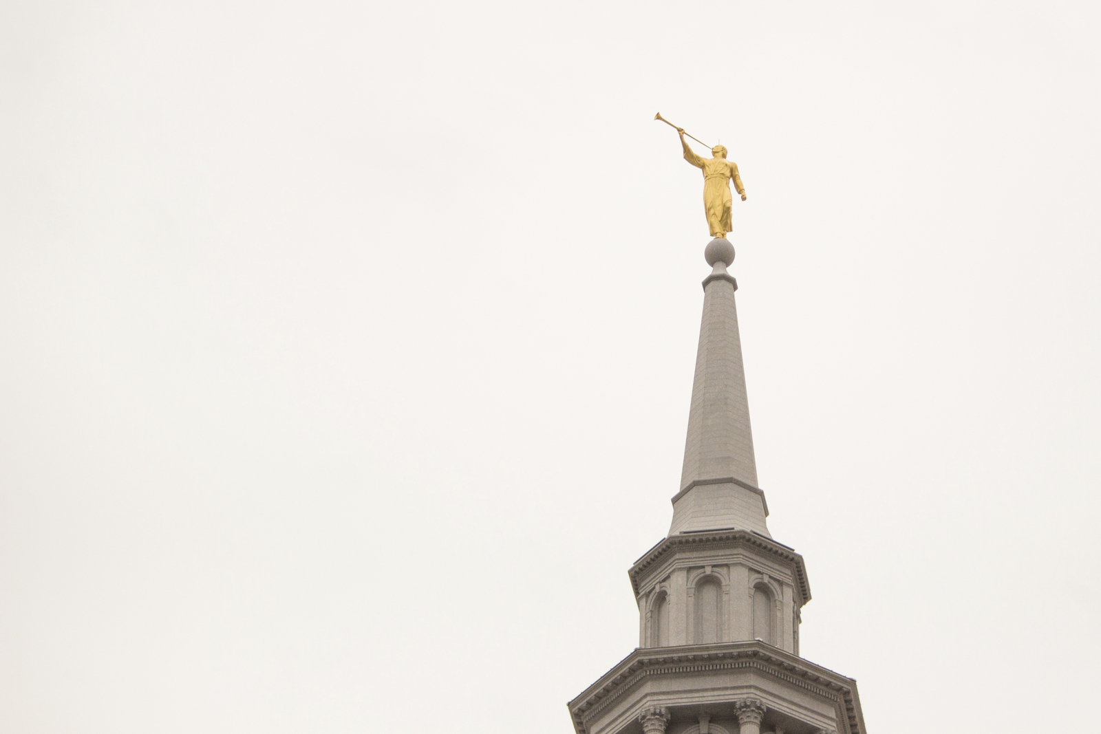 Angel Moroni on the Philadelphia Pennsylvania Temple
