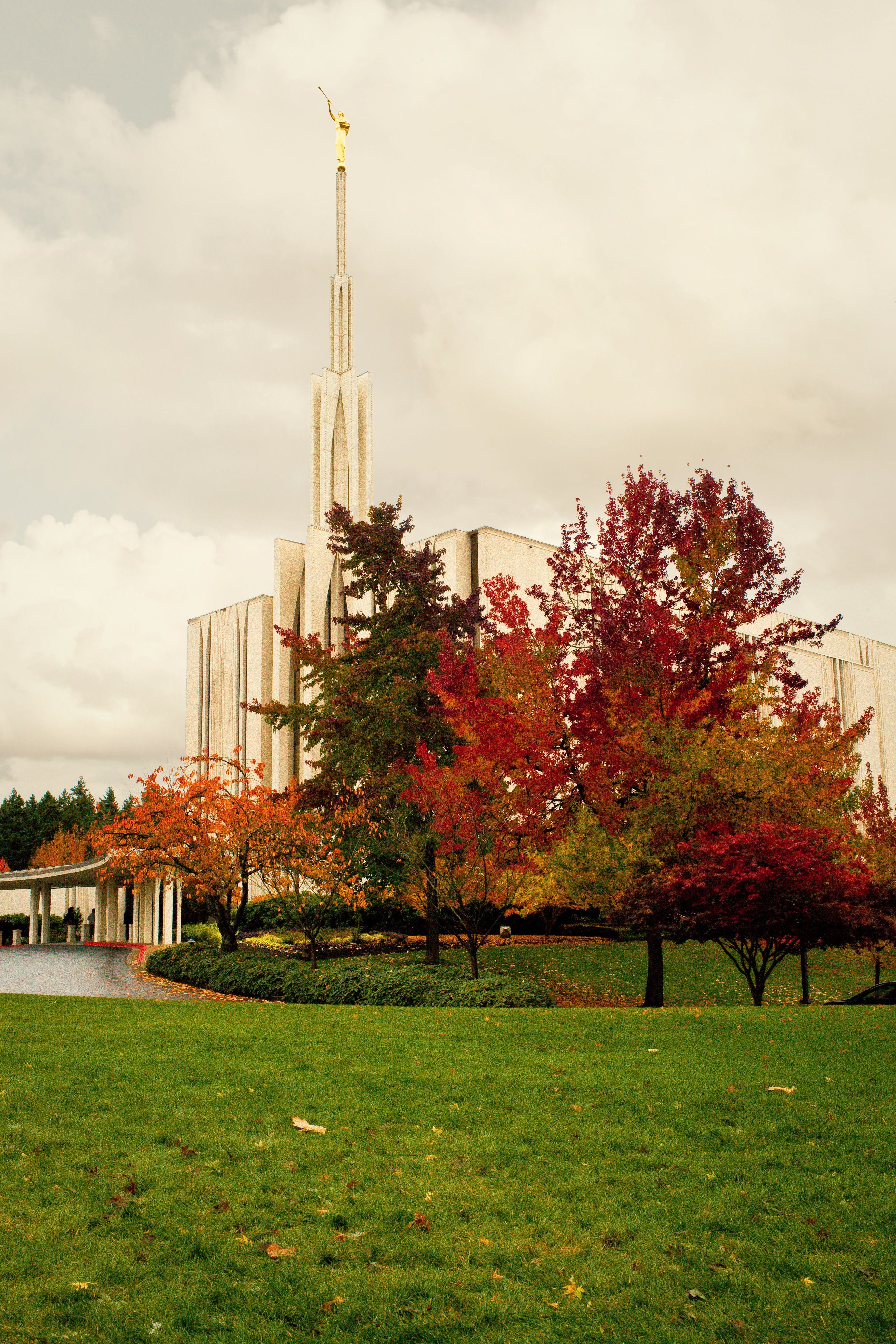 Seattle Washington Temple in the Fall