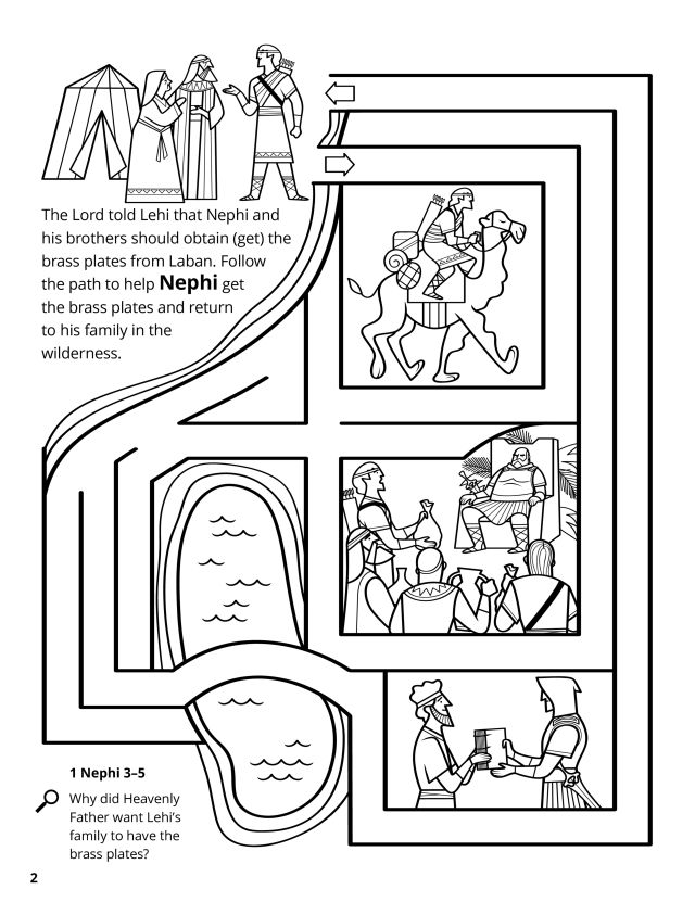 Book of Mormon Coloring Book