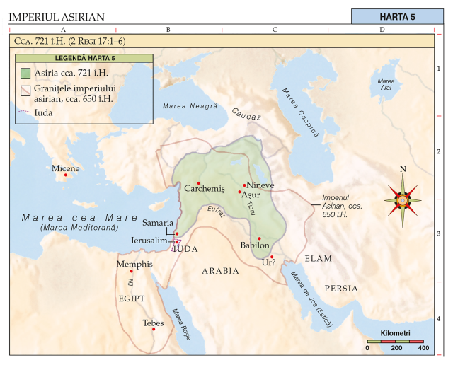 Hărţi şi fotografii din Biblie