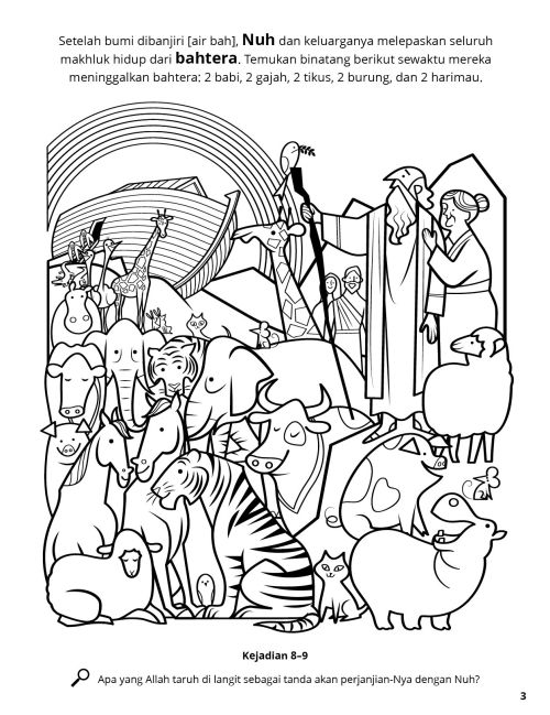 Buku Mewarnai Kisah-Kisah Tulisan Suci: Perjanjian Lama