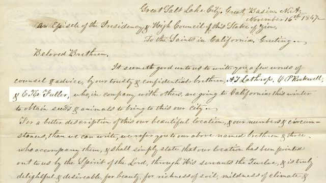 Church History Is My History: Connecting Church History and Family History