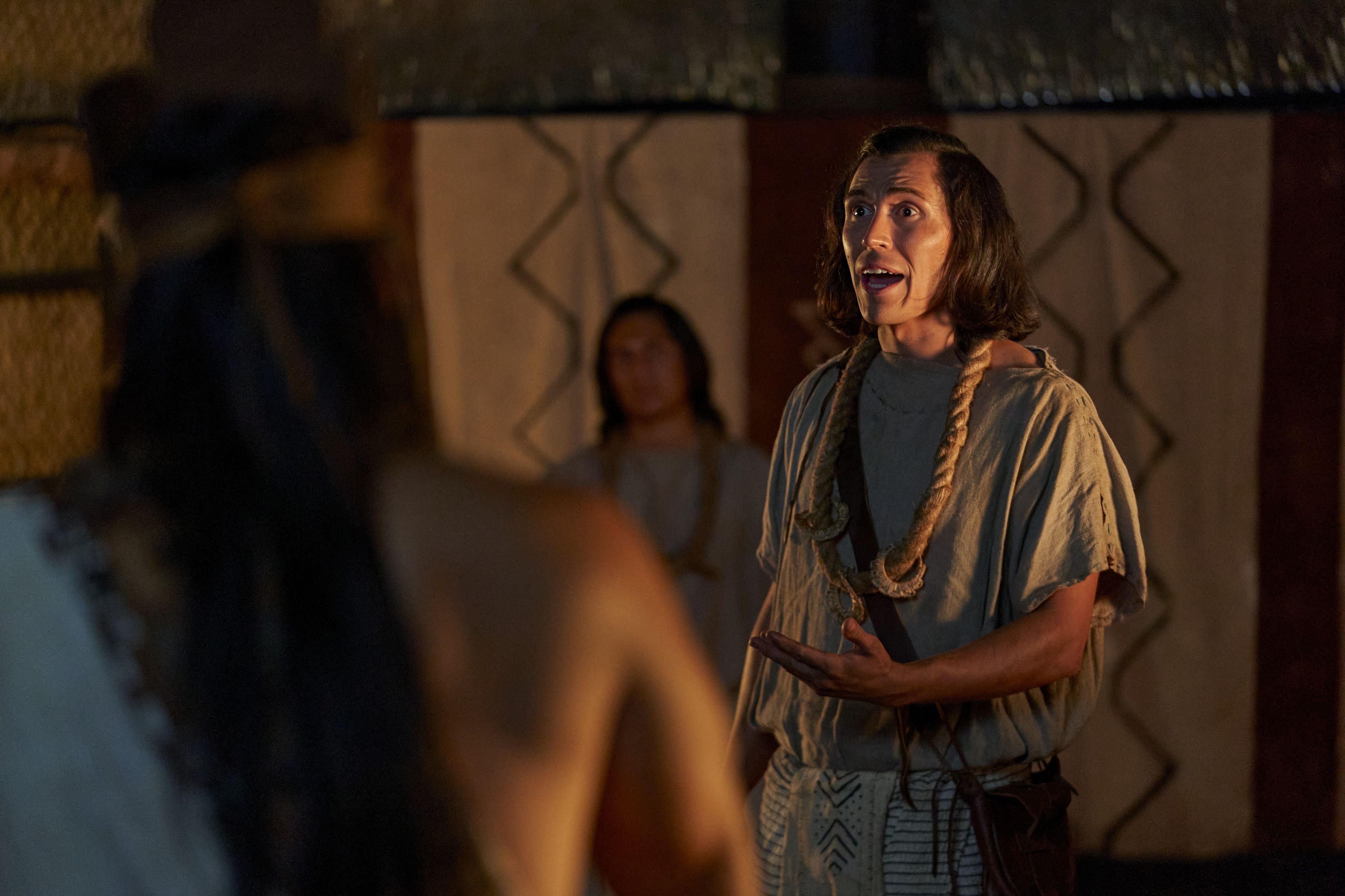 Ammon, Son of Mosiah, Speaking with a Servant of King Lamoni