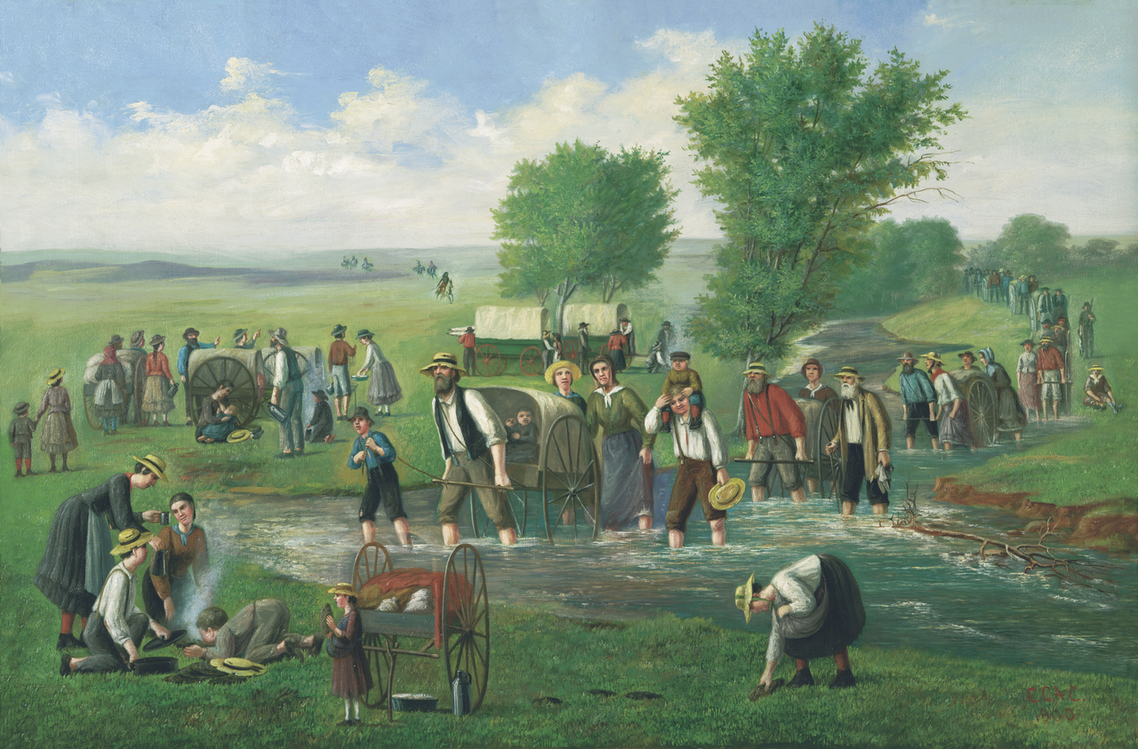 Joseph Smith Receives the Gold Plates