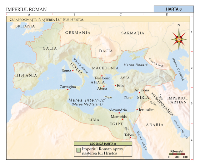 Hărţi şi fotografii din Biblie